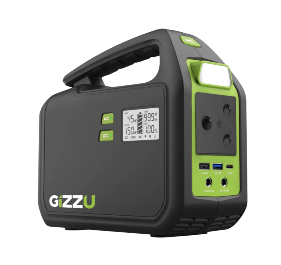 GIZZU 242Wh Portable Power Station 1 x 3 Prong SA Plug Point – Recadi ...